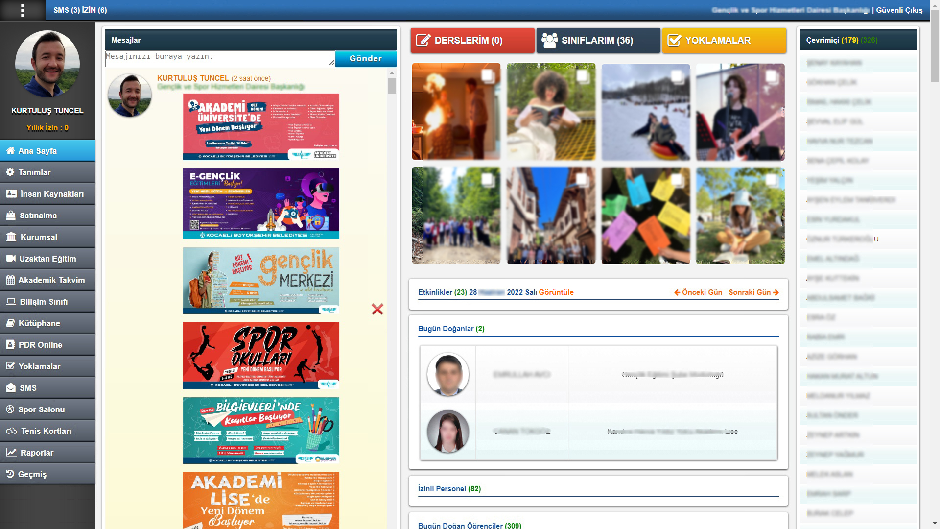 BYS | Kılavuz Gençlik Bilgi Yönetim Sistemi | Kocaeli Büyükşehir ...